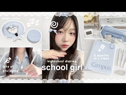 SCHOOL-GIRL diary 🍮🎐 : busiest stu(dying) days, lots of projects, emotional competition win | ep.6