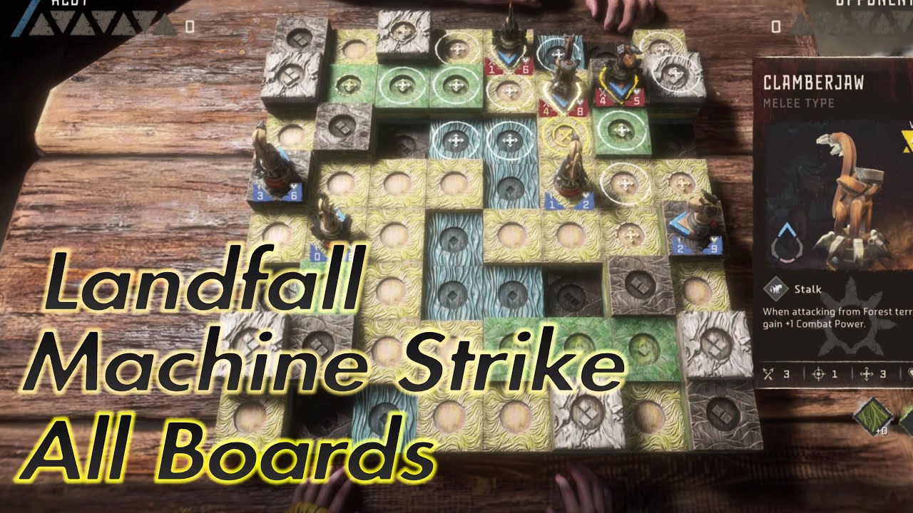 Horizon Forbidden West How To Play Machine Strike Landfall (All Boards ...