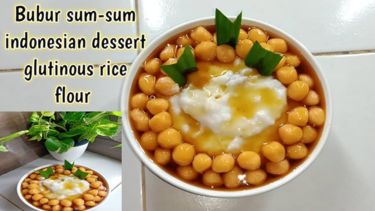 Bubur sum sum/candil || Indonesian foodie glutinous rice flour coconut ...