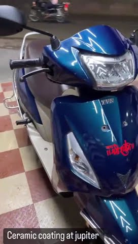 Coating done for TVS Jupiter #mirroreffect #coating #jupiter - YouTube