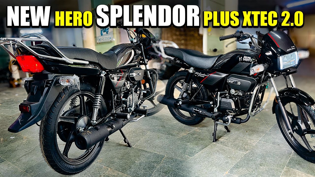 New Hero Splendor Plus XTEC 2.0 2024 Update 🔥 New Price, New Features ...