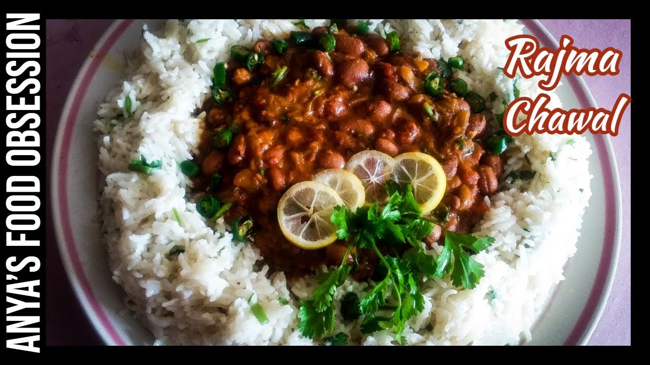 Rajma Chawal Recipe | Dhaba Style Red Kidney Beans Masala Curry Recipe ...