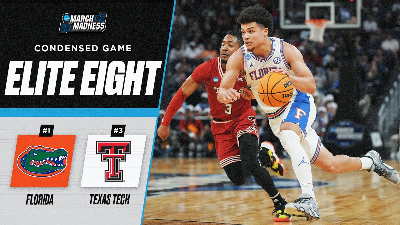 Florida vs. Texas Tech - Elite Eight NCAA tournament extended ...