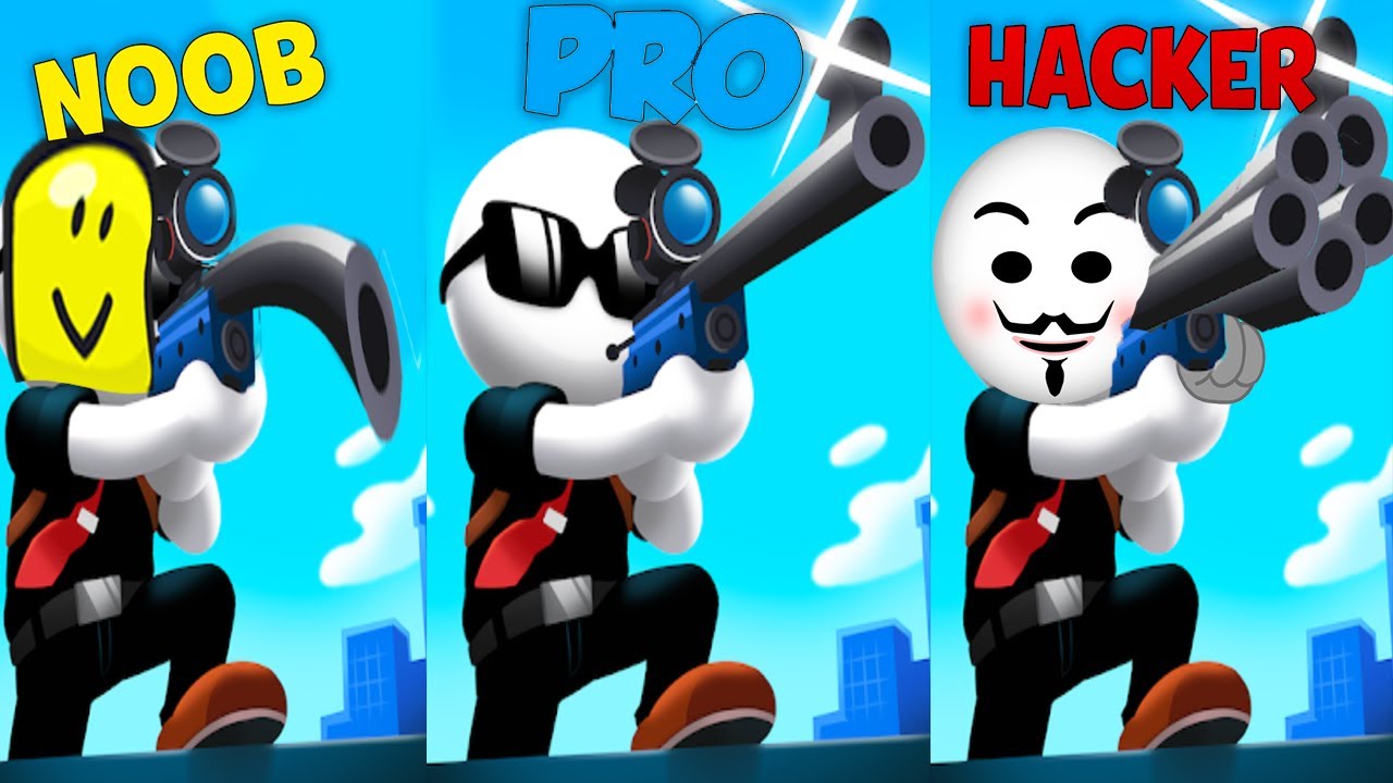 NOOB vs PRO vs HACKER - Johnny Trigger Sniper - YouTube