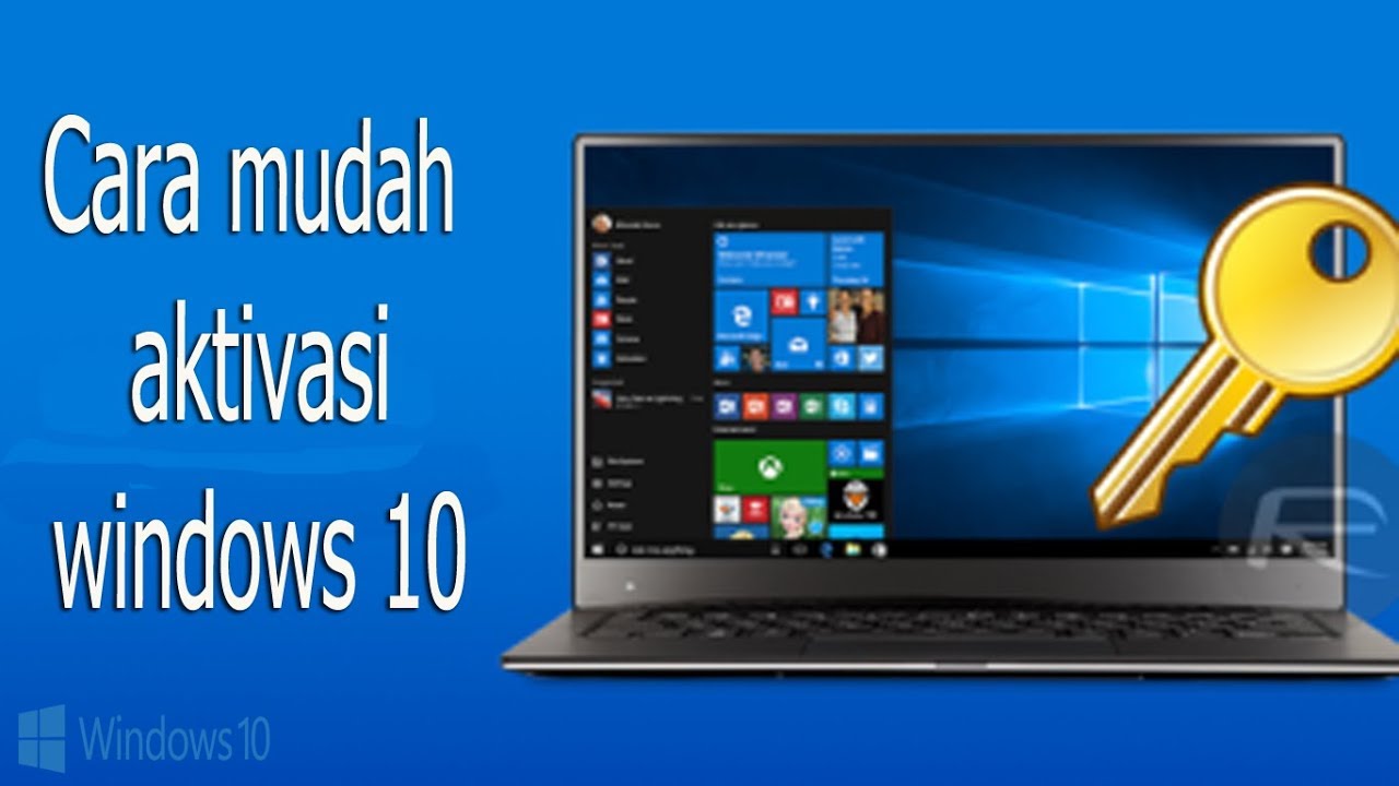 Cara mudah aktivasi windows 10 pro dan enterprise - YouTube