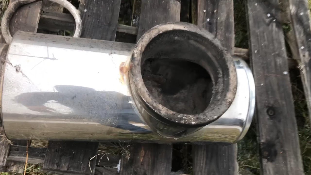 Central Boiler Chimney Tee Replacement - YouTube