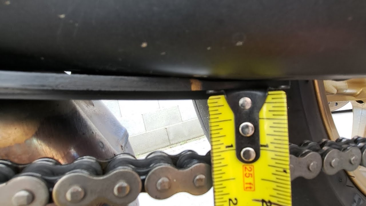 checking proper chain tension on 2023 XSR 900 - YouTube