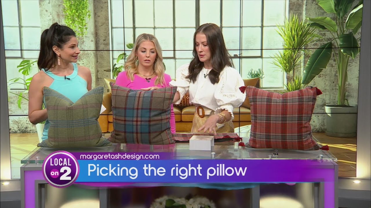 Picking the right pillow with Margaret Ash Design - YouTube