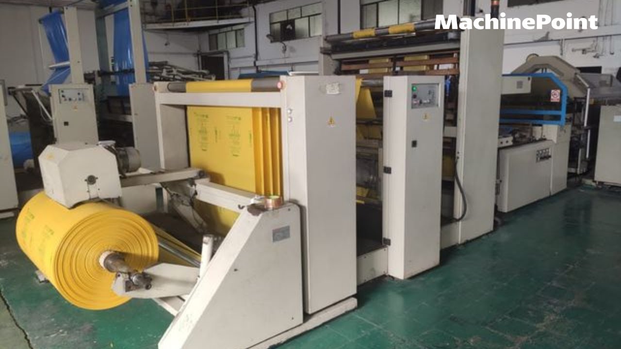 MAC MT-B 110 T-Shirt flat bag making machine | MAC Machines - YouTube