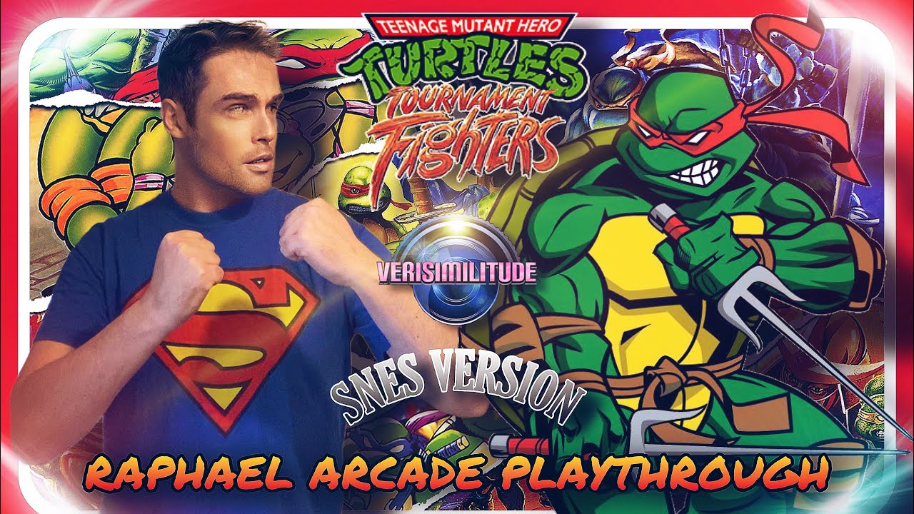 TEENAGE MUTANT NINJA TURTLES TOURNAMENT FIGHTERS SNES EDITION; RAPHAEL ARCADE PLAY THROUGH - YouTube