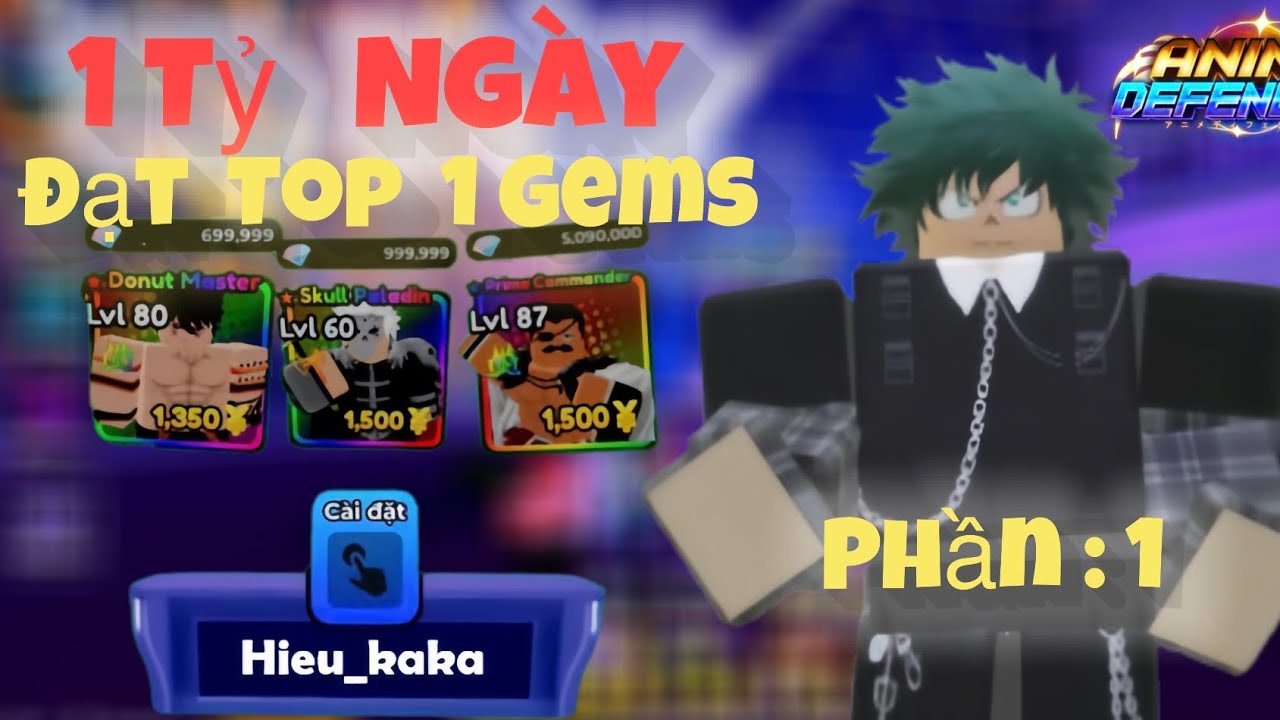 1 Tỷ ngày Trở Thành Top 1 gems | P1 | khởi đầu cực thuận lợi với nhân ...