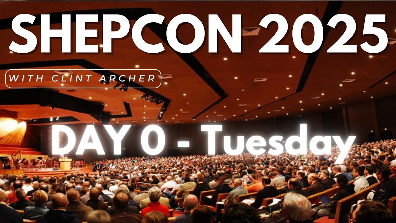 Shepherds Conference 2025 Day 0 Tuesday - YouTube