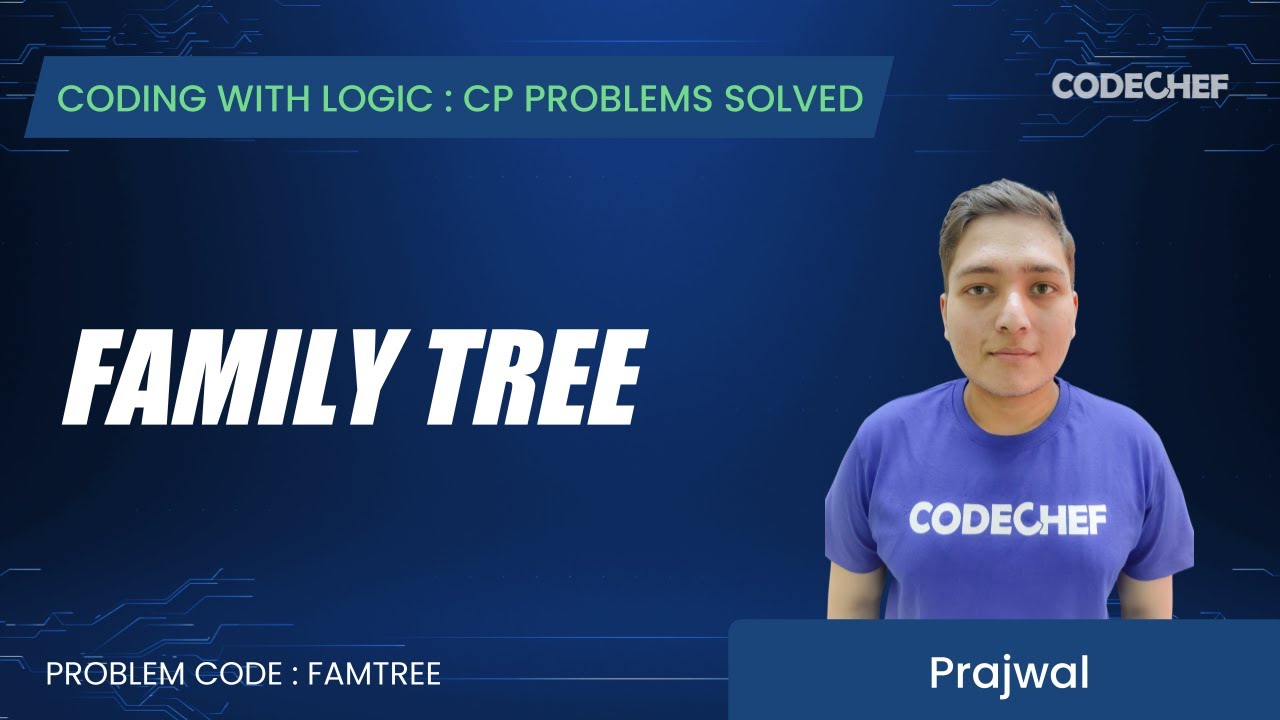 FAMTREE | Family Tree | Coding with Logic: CP Problems Solved Easy-Medium - YouTube