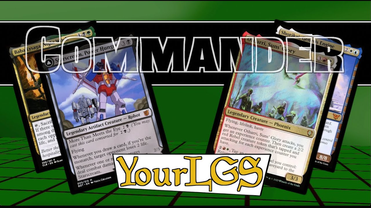 Commander Gameplay 1 - Baba Lysaga, Otharri, Shorikai, Starscream ...