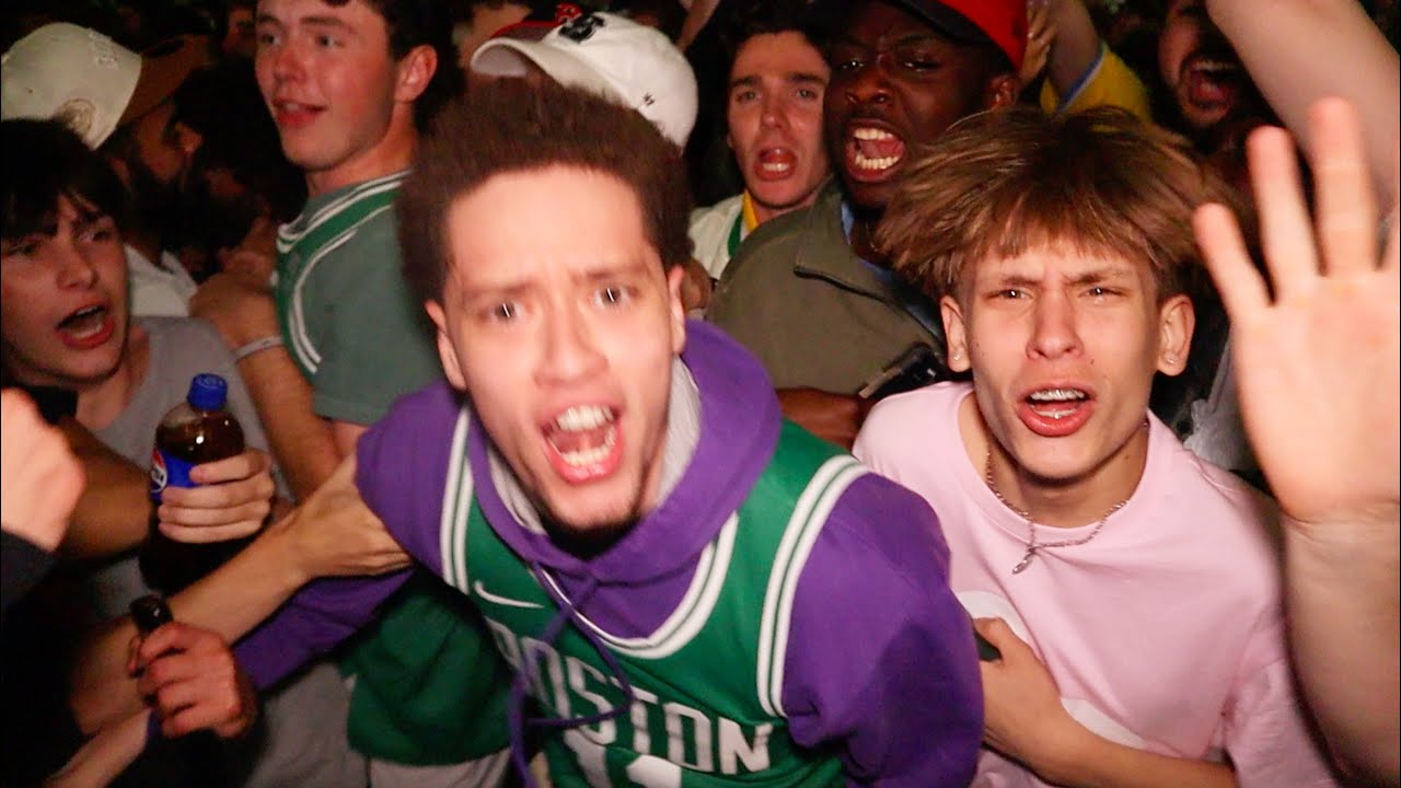 BOSTON GOES CRAZY DURING THE NBA FINALS - YouTube