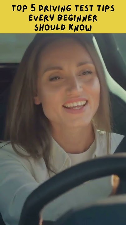 Top 5 Driving Test Tips Every Beginner Should Know - YouTube