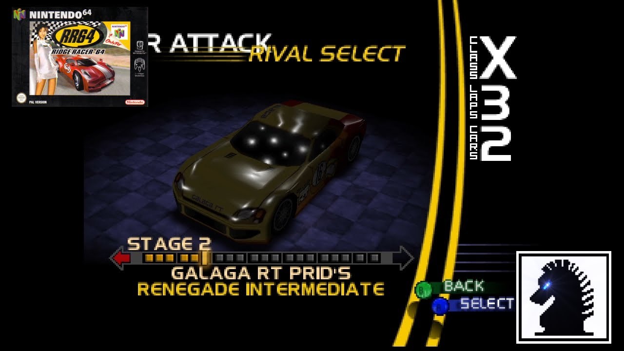 N64 Ridge Racer 64 - Car Attack #6: Galaga RT Prid's - YouTube
