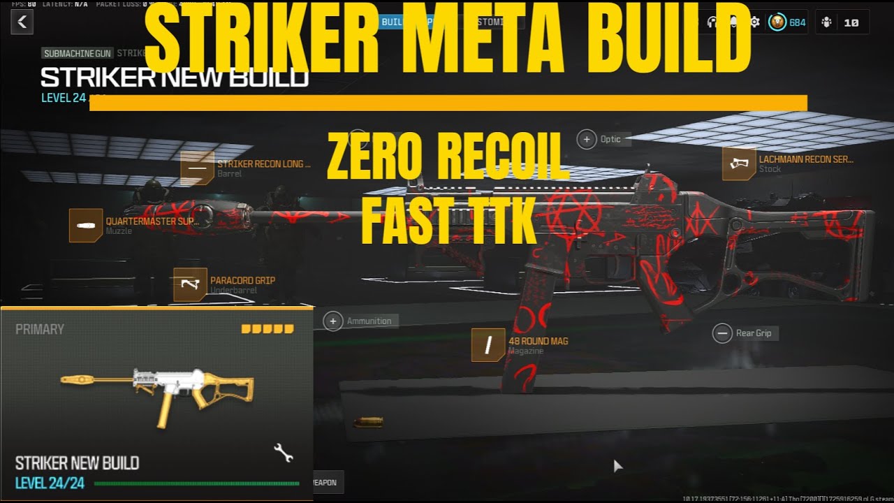 Warzone Striker Meta build (FAST TTK, LOW RECOIL) - YouTube