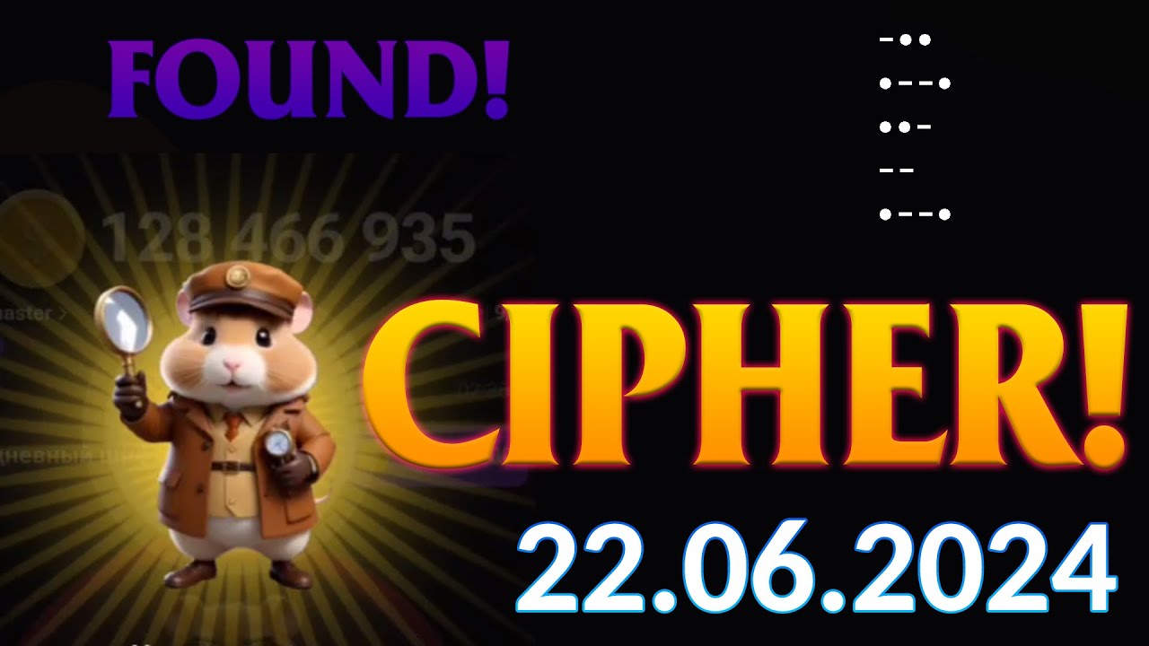 Hamster Kombat Daily Cipher Unlocked 21 - 22 june #hamsterkombat Morse ...
