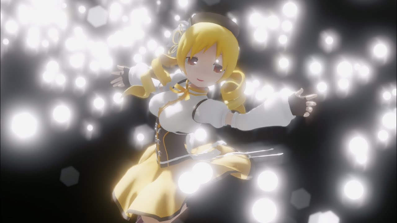 【Madoka Magica / 魔法少女まどか☆マギカ MMD】Tomoe Mami【Honeymoon Un Deux Trois ...