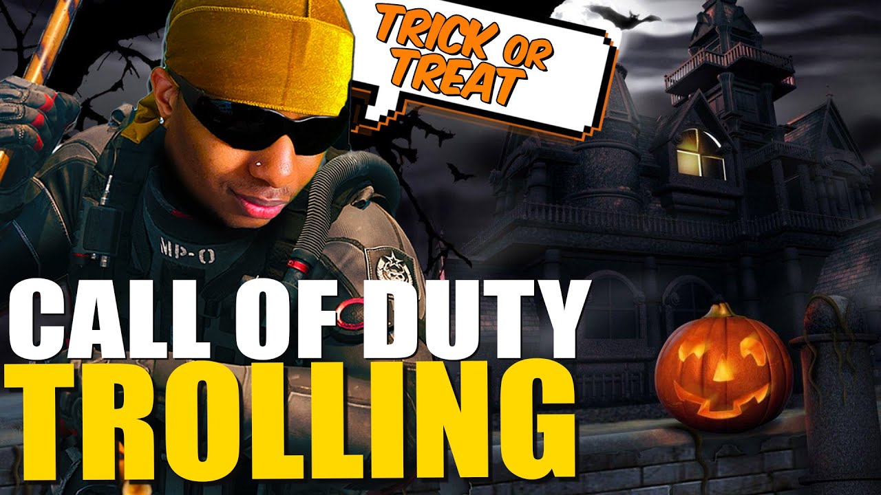 Trolling on Call of Duty ! Trick or Treat! - YouTube