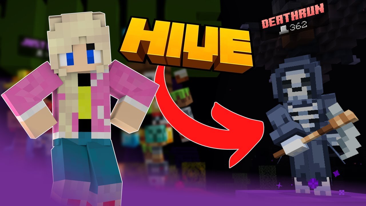 more DEATHRUN on the HIVE Minecraft server ~ Halloween Edition - YouTube
