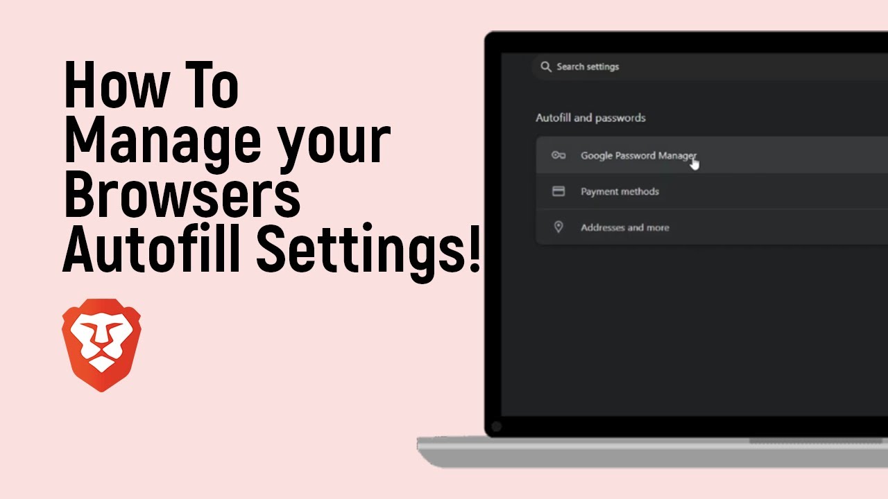 How to Manage your Browsers Autofill Settings [easy] - YouTube