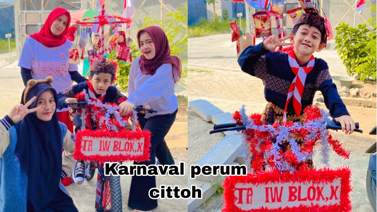 Karnaval 17an (HUT RI 78) | pawai sepeda - YouTube
