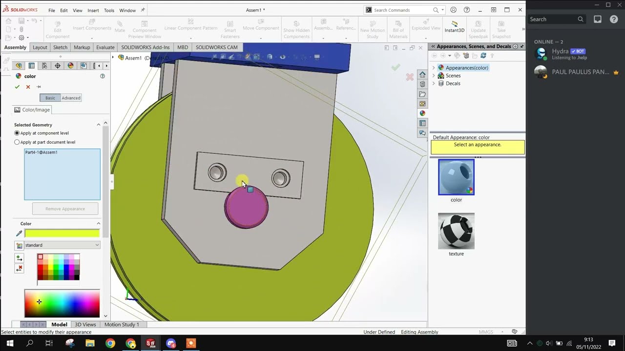 Assembly Cable Pulley Di Solidworks 2020 - YouTube