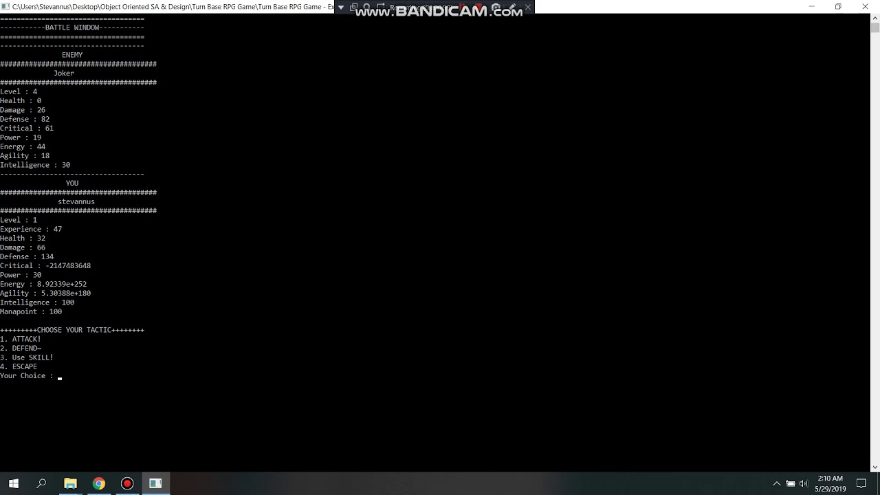 Turn Base RPG Game by Stevannus - YouTube