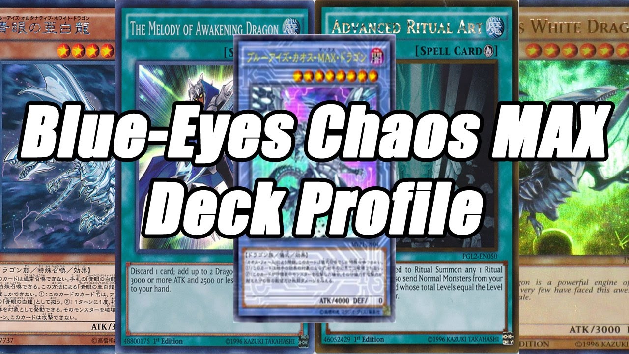[*#YUGIOH!*] BLUE EYES CHAOS MAX DRAGON OTK DECK PROFILE DUELS & DECK ...