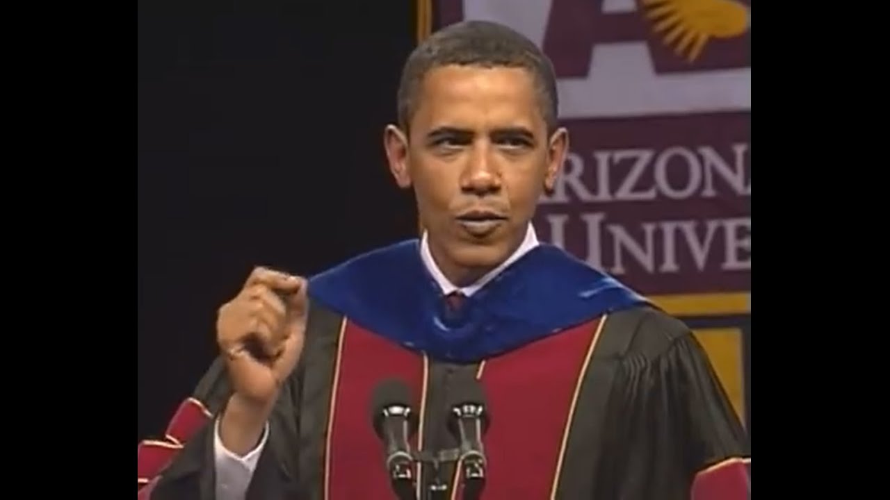 Barack Obama graduation speech Arizona State University ASU - YouTube