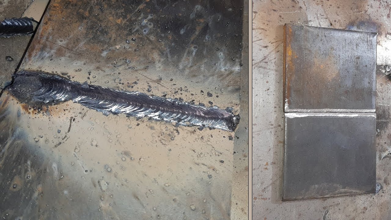 Joining two metal plates by welding | A way that few people know - YouTube