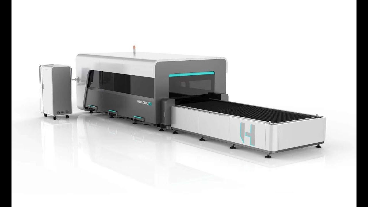 4020 12000w fiber cutting machine with automatic exchange platform ...