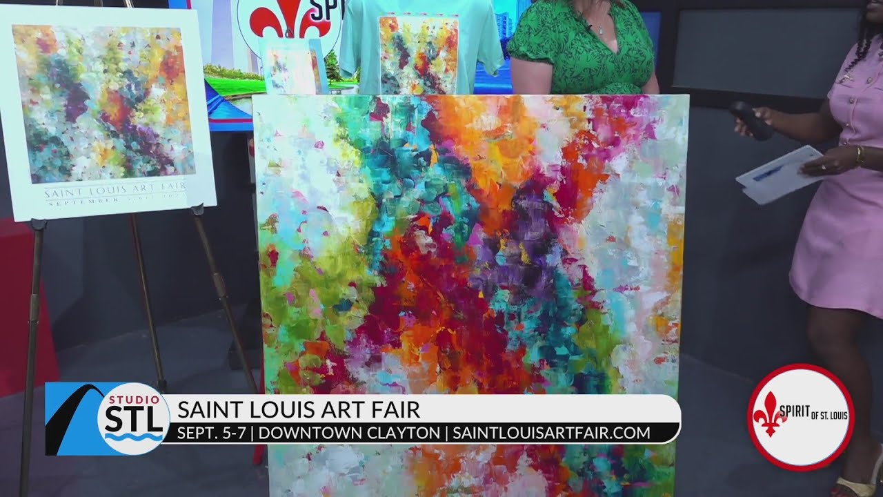 Local artist Sharon Spillar to exhibit at Saint Louis Art Fair - YouTube
