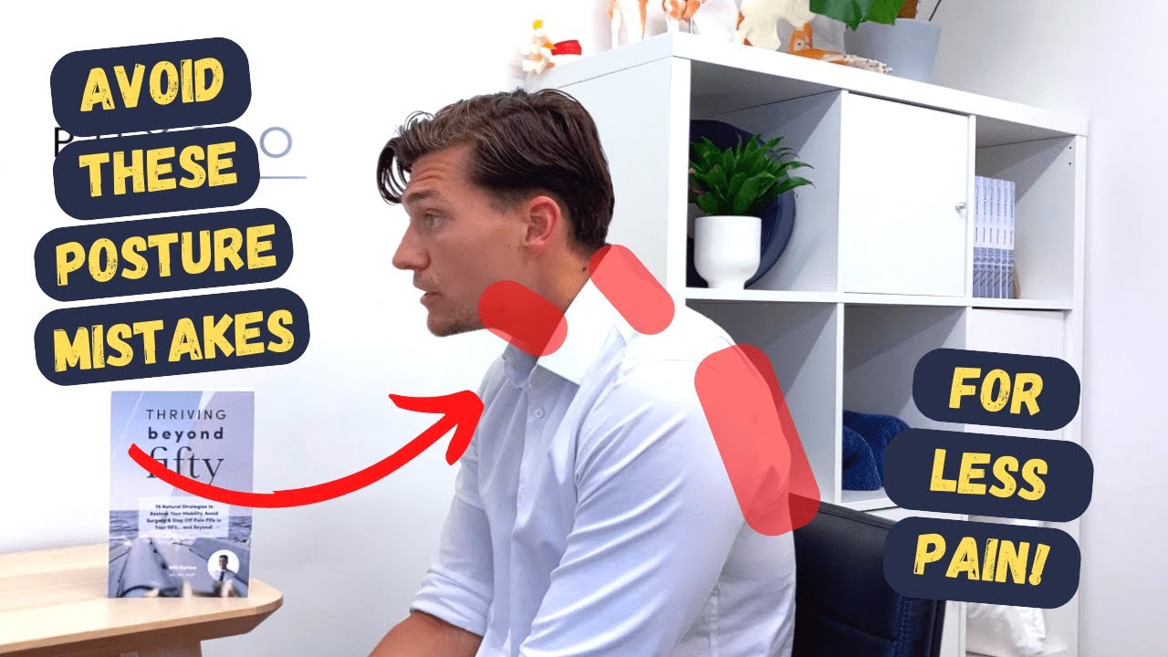 AVOID 4 Posture Errors for Less Back & Neck Pain! - YouTube
