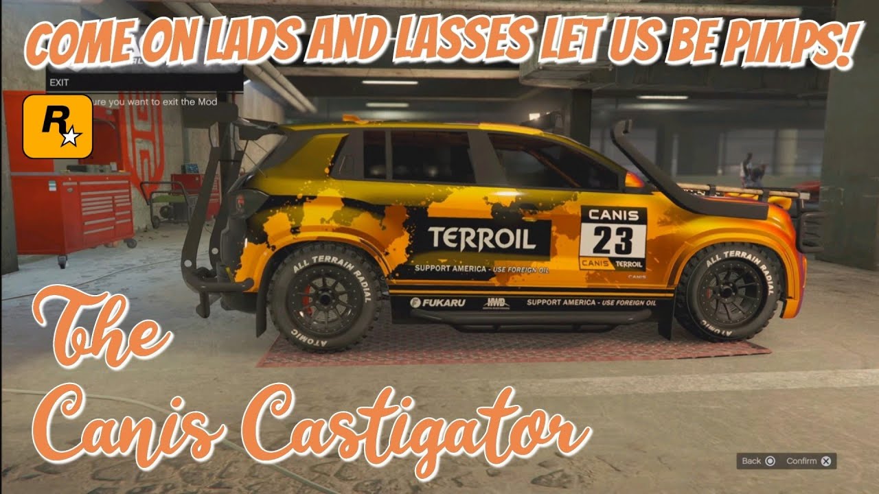 Grand Theft Auto online pimping the Canis Castigator with test drive ...