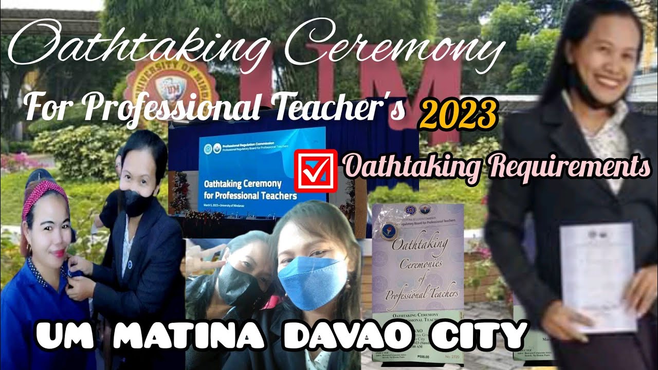 F2F MASS OATHTAKING CEREMONY @UM MATINA DAVAO CITY|Newly License ...