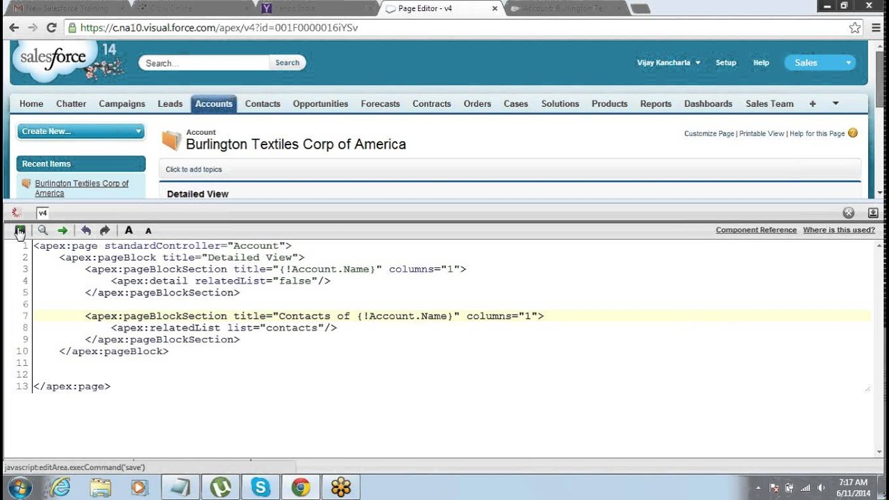 Displaying Related List On Visualforce Page By Wikitrainings YouTube Displaying Related List On Visualforce Page By Wikitrainings YouTube