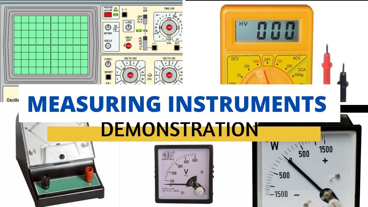 4th : Demonstration of Measuring Instruments #Must Watch #Basic ...
