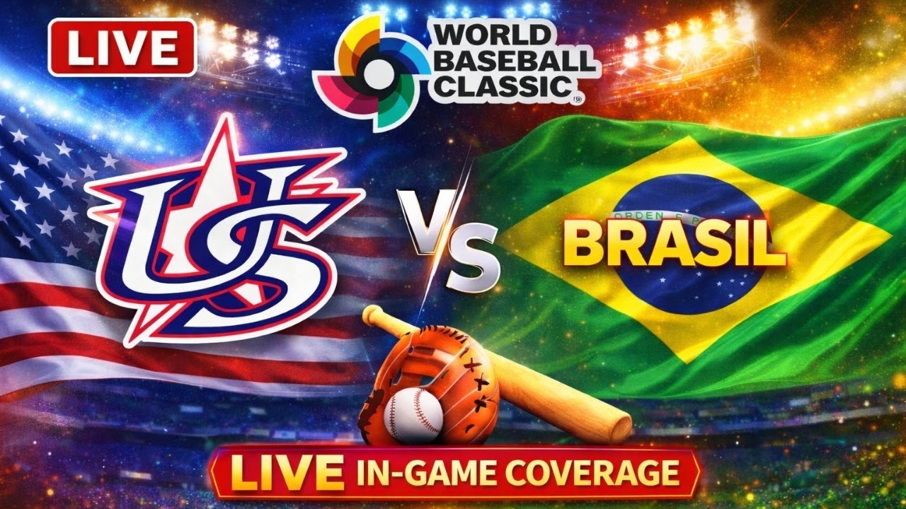Team USA vs Brasil LIVE | World Baseball Classic Game Coverage + SF ...