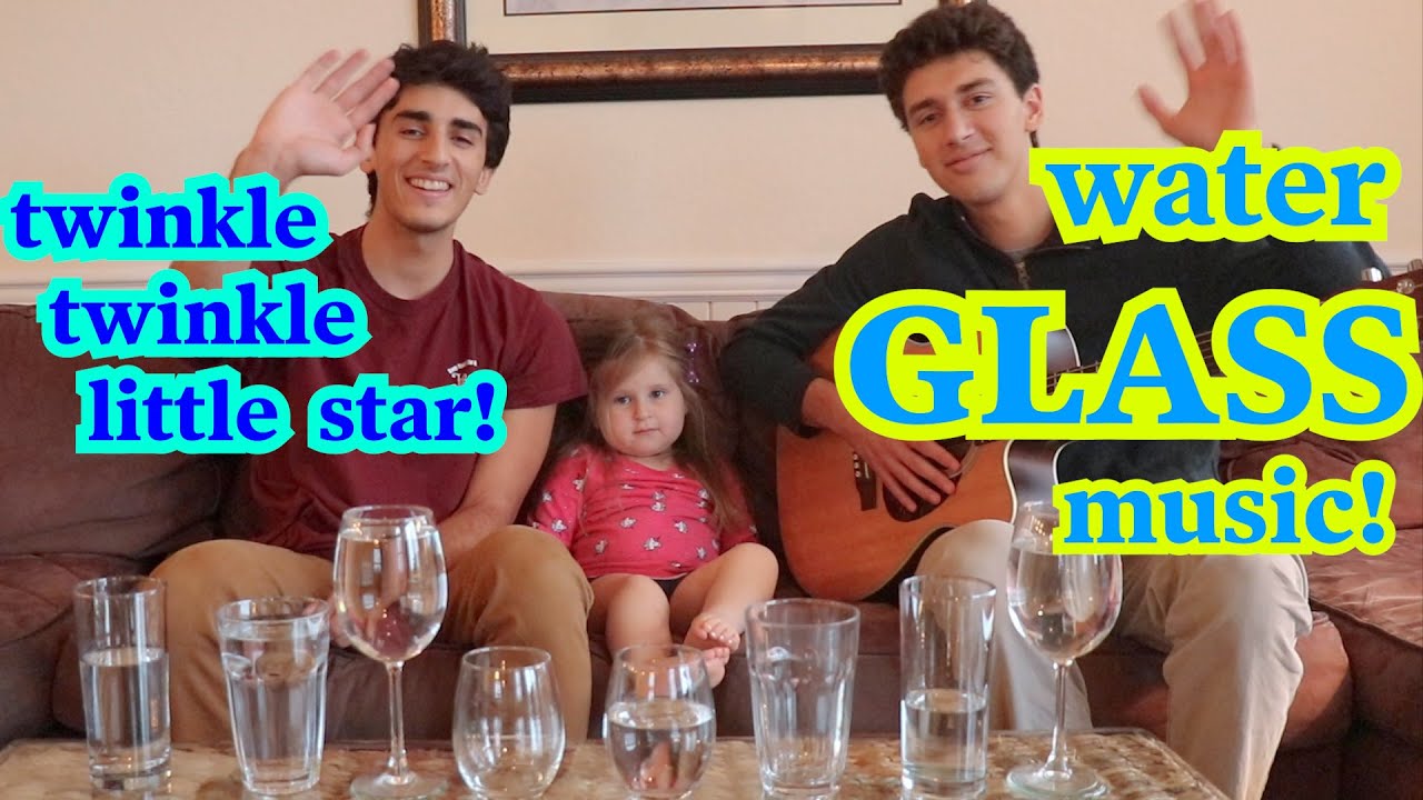 Glass cup Xylophone! Kids making music with water glasses - Twinkle ...