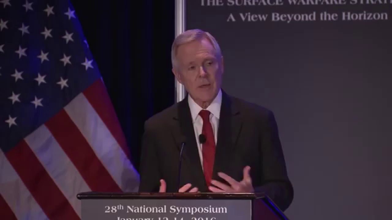 Secretary of the Navy Ray Mabus delivers a keynote address at Surface ...
