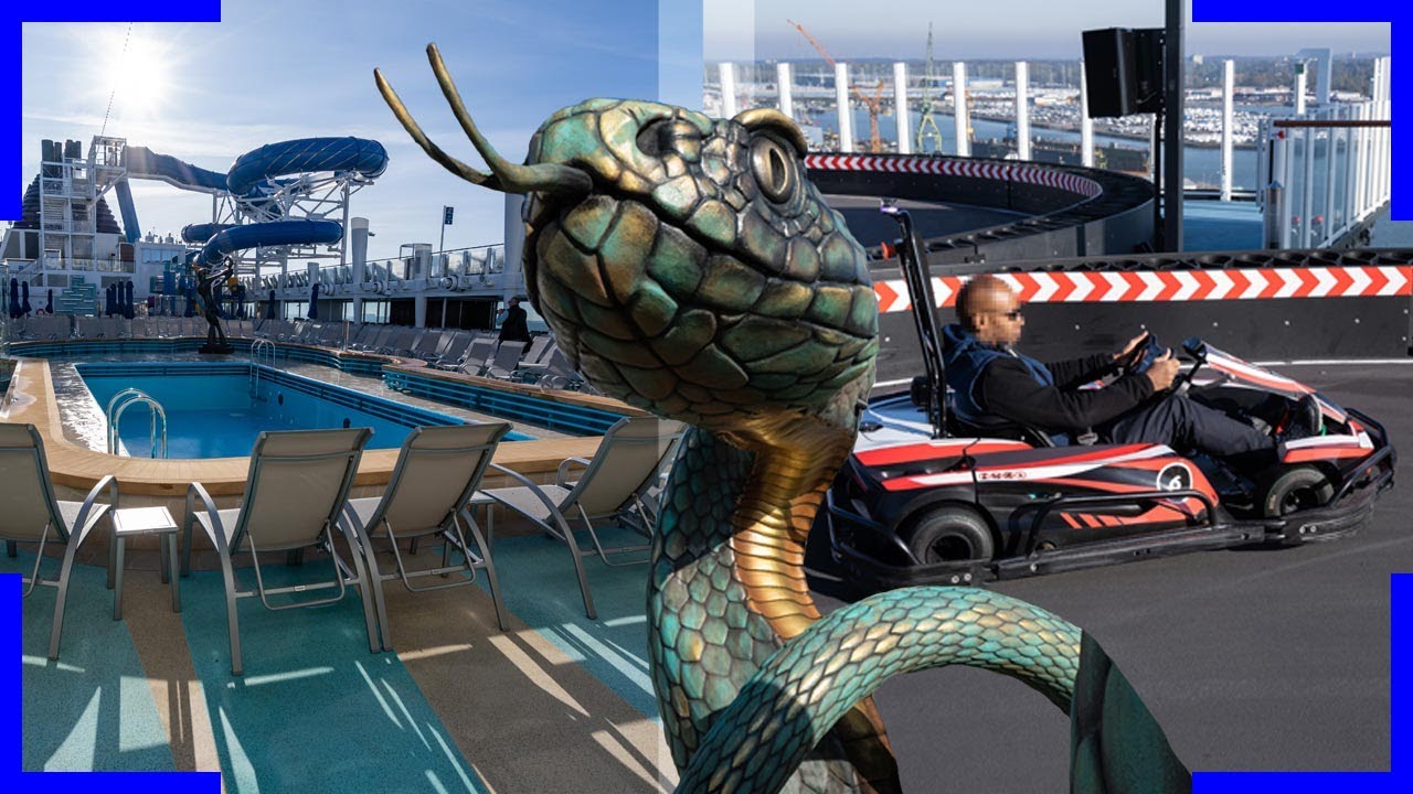 Norwegian Encore Shiptour | First Impressions | Racetrack, Laser Tag ...