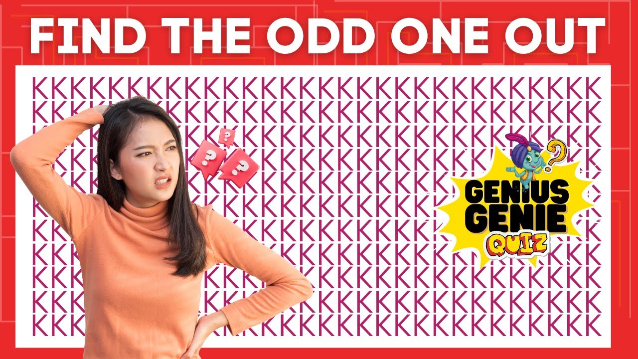 Find the Odd One Out - SEE IF YOU CAN CRACK THIS IMPOSSIBLE BRAIN ...