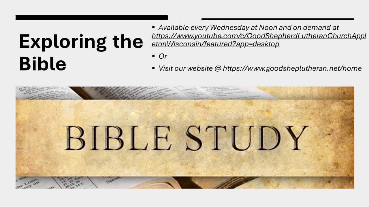 Bible study: Isaiah 58:3-9a - YouTube
