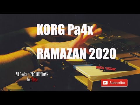 ilahi 2020 Actim ellerimi KORG Pa4x  Hayirli Ramazanlar