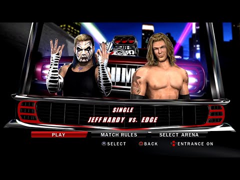 WWE SmackDown VS Raw 2010 PS3 - Jeff Hardy VS Edge [2K][mClassic]