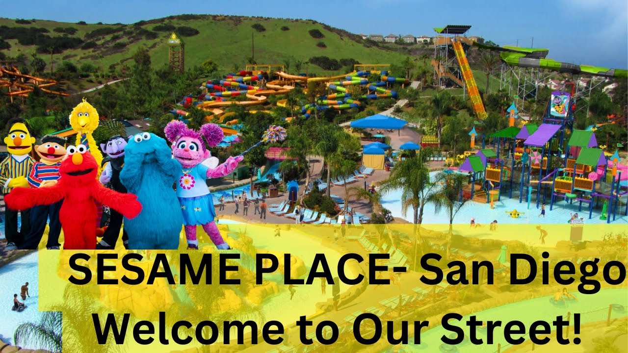 SESAME PLACE San Diego Water Park - The BEST WATER PARK ever! - YouTube