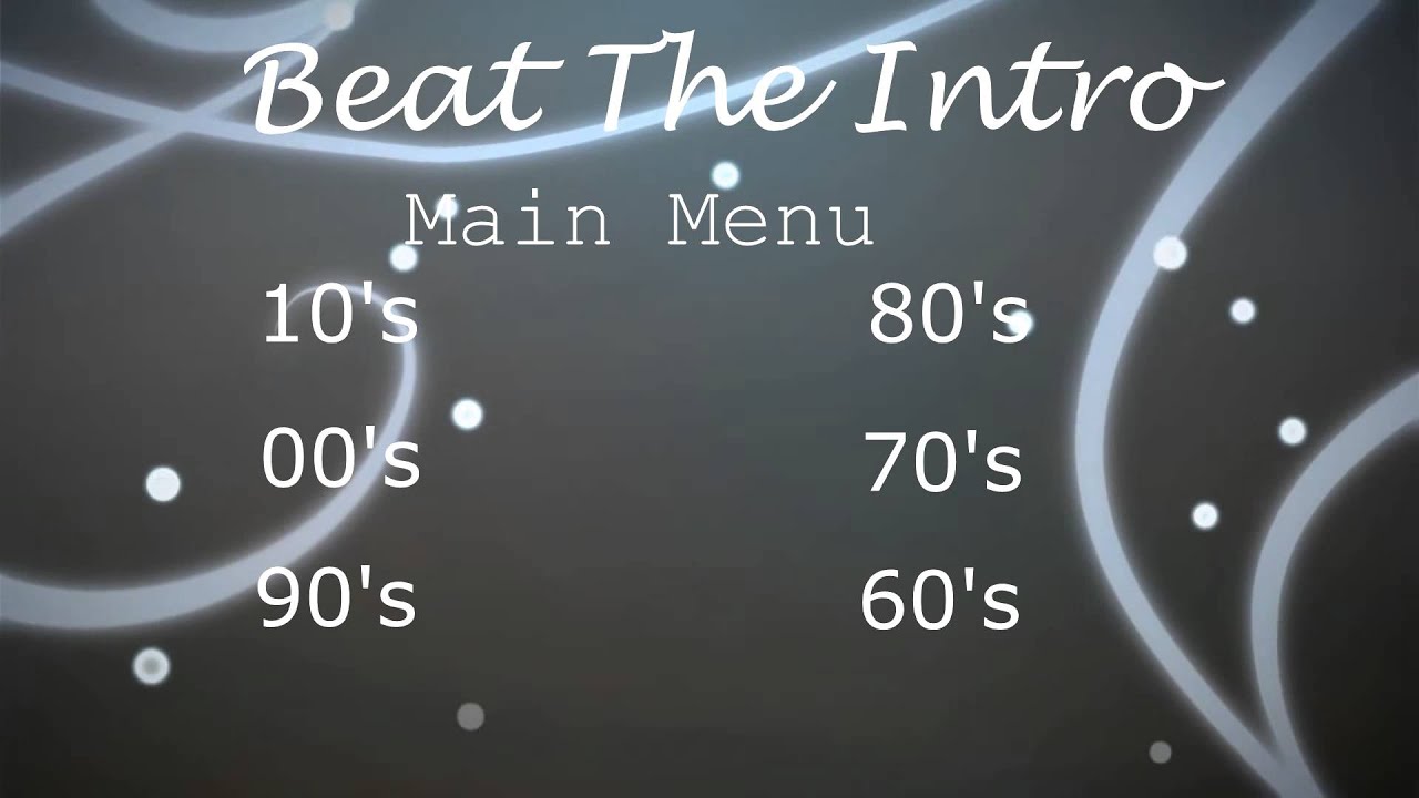 Beat The Intro - Game - YouTube